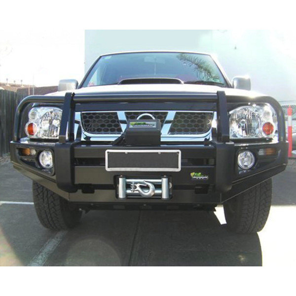 NISSAN NAVARA D22 2002+ Commercial Deluxe Bull Bar - IRONMAN 4X4